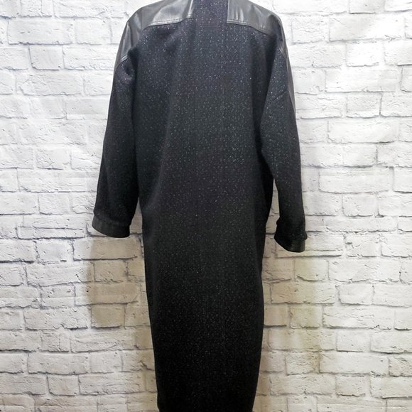 David Benjamin | Jackets & Coats | David Benjamin Black Wool Leather ...